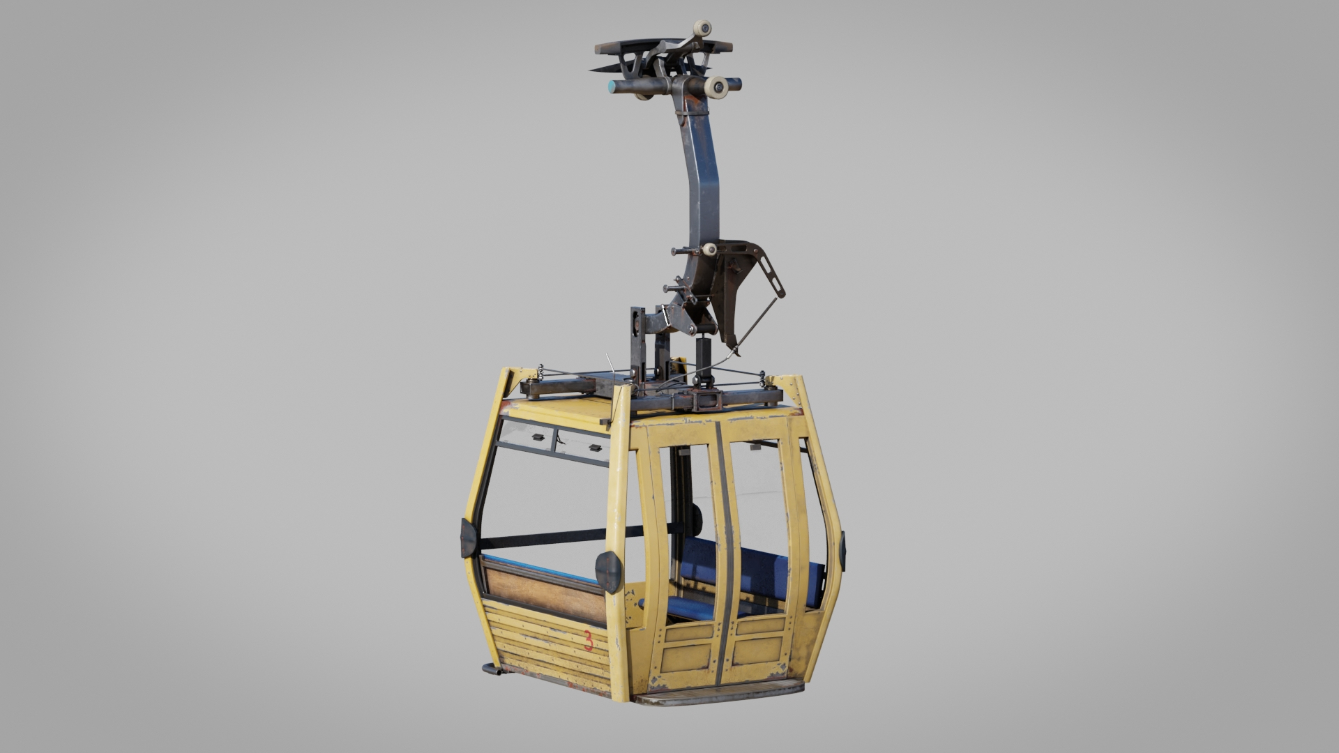 3D Animated Cable Car Realtime Model - TurboSquid 2319513
