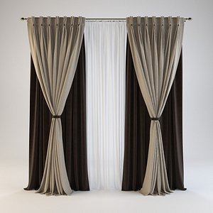 curtain 3d max
