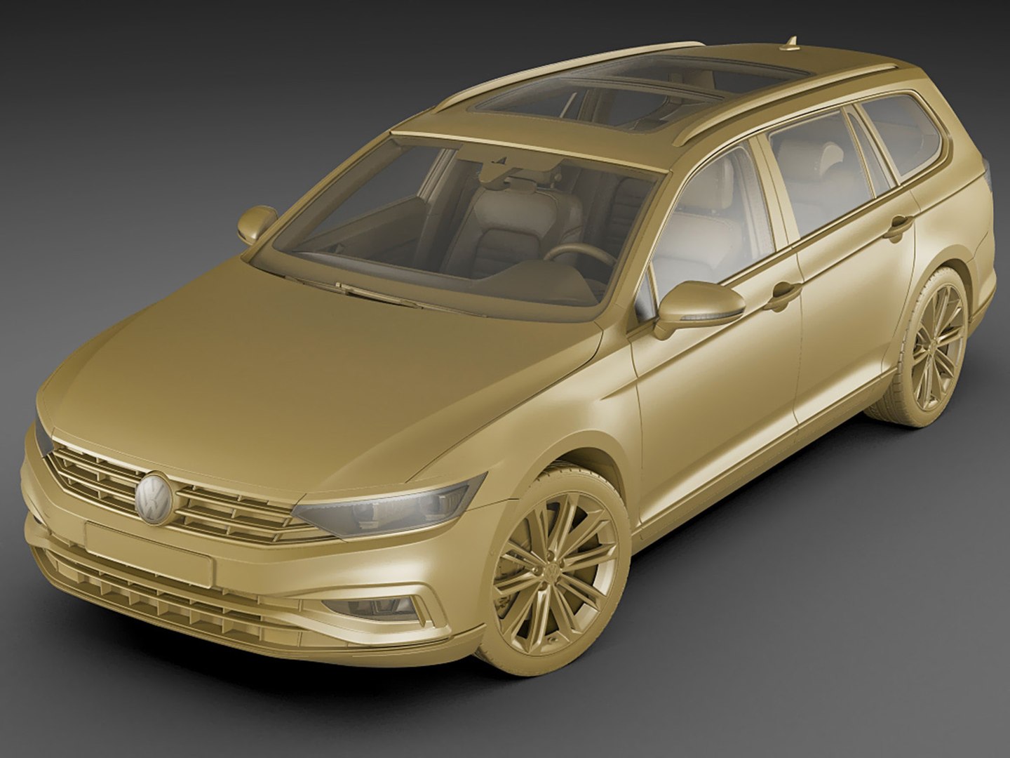 Passat 2020 Variant 3D Model - TurboSquid 1409512