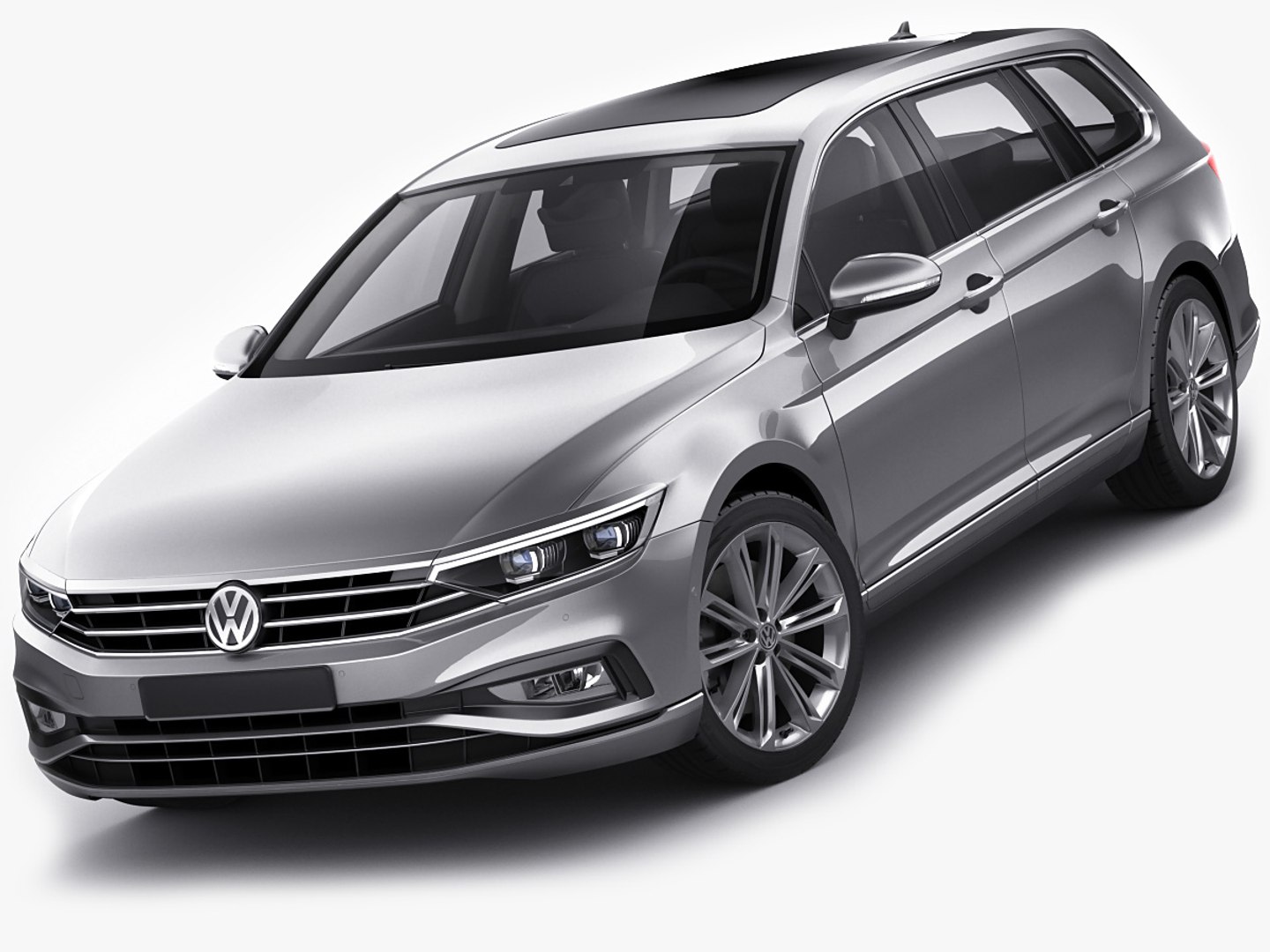 Passat 2020 variant 3D model - TurboSquid 1409512