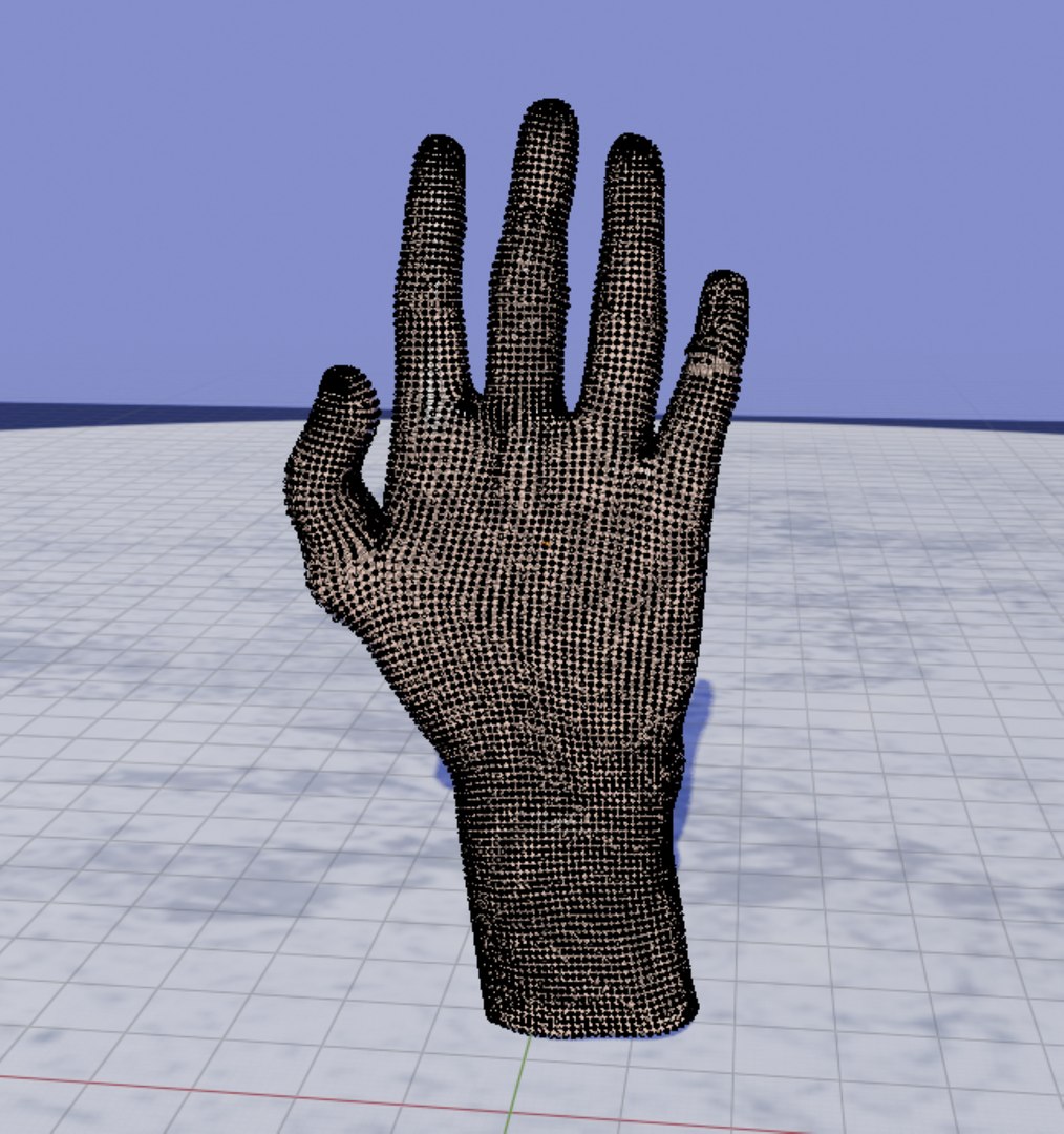 Almost Realistic Hand Model Game-ready 3D Model - TurboSquid 2357070