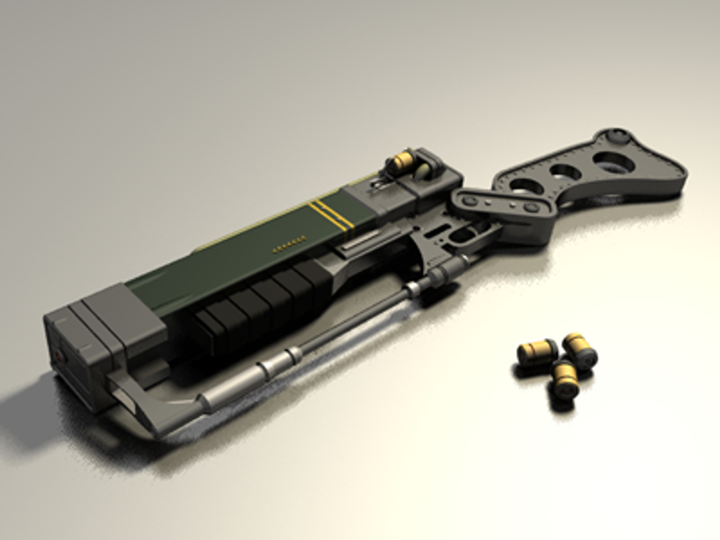 aer9 laser rifle 3d model