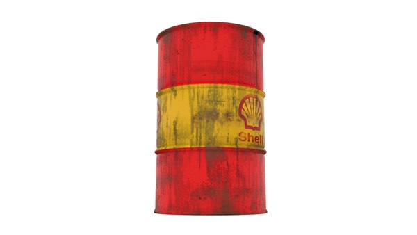 Shell oil barrel 3D model - TurboSquid 1617745