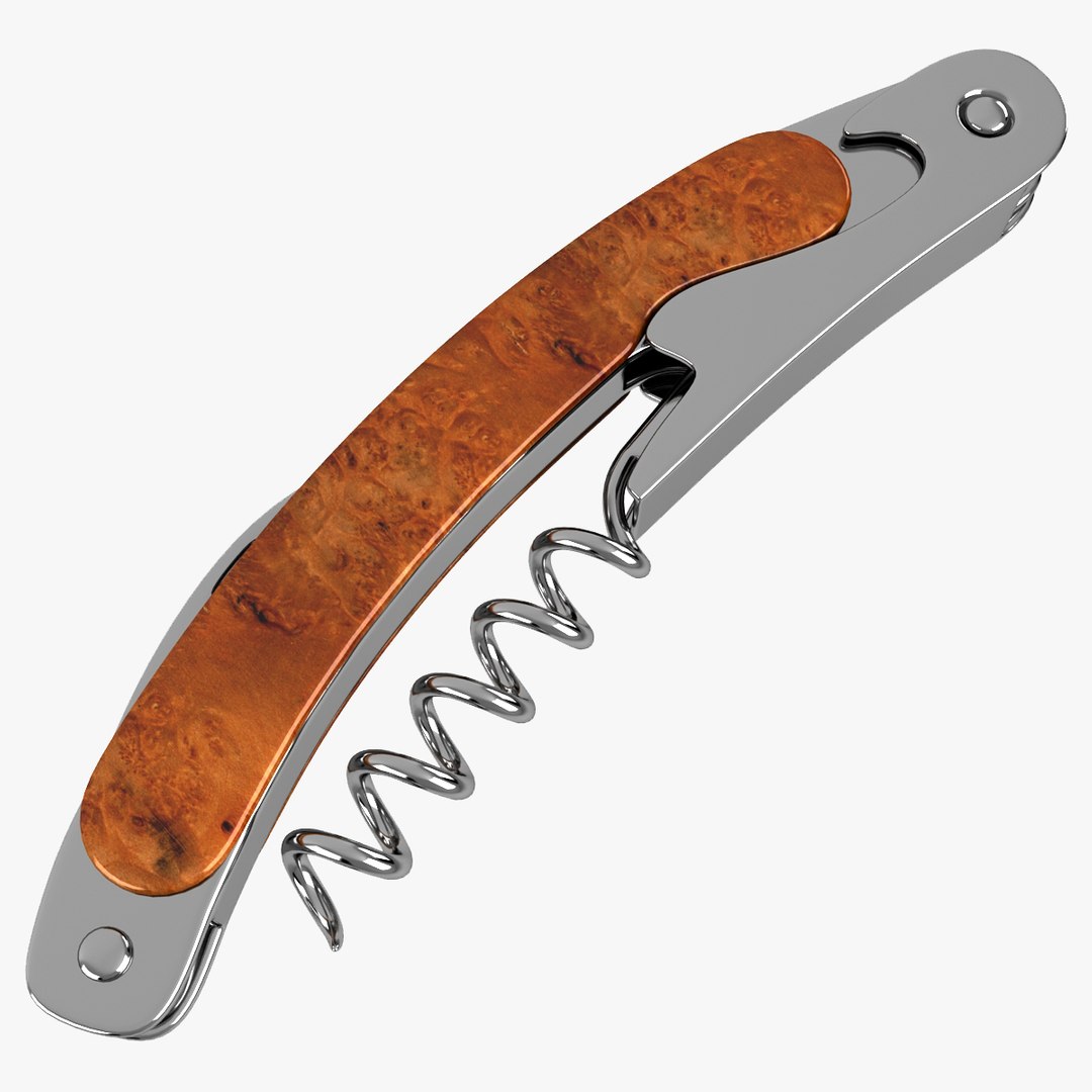 3d Model Corkscrew Cork Screw
