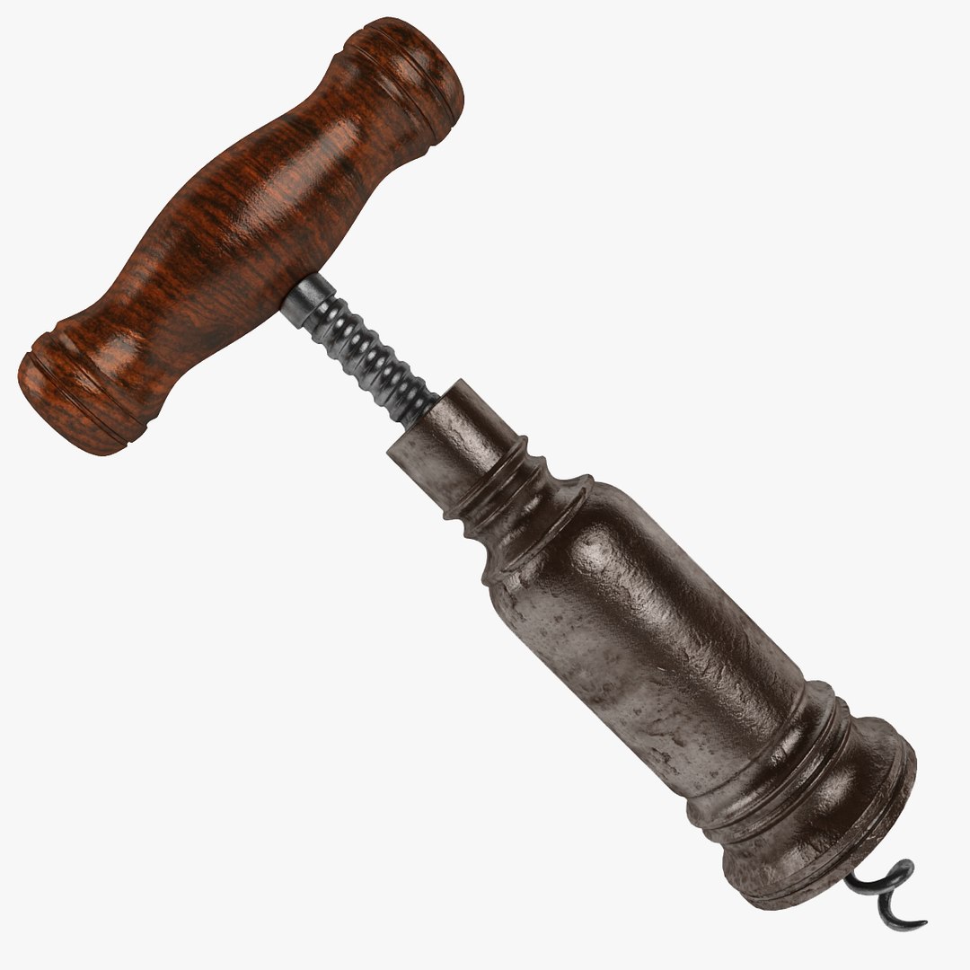 3d Model Corkscrew Cork Screw