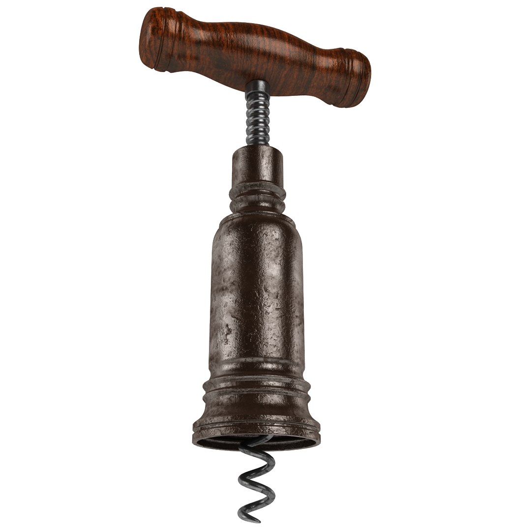 3d Model Corkscrew Cork Screw