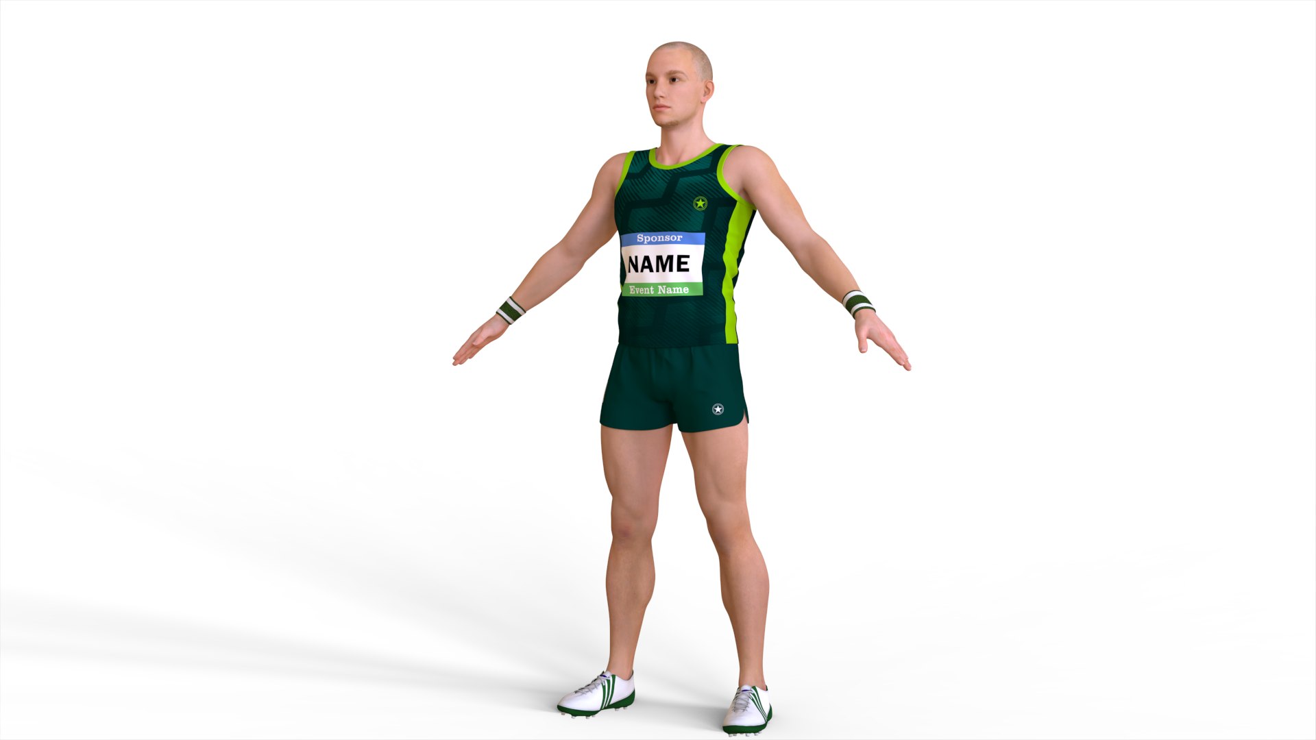 Athlete Action Set-02 Model - TurboSquid 2007863
