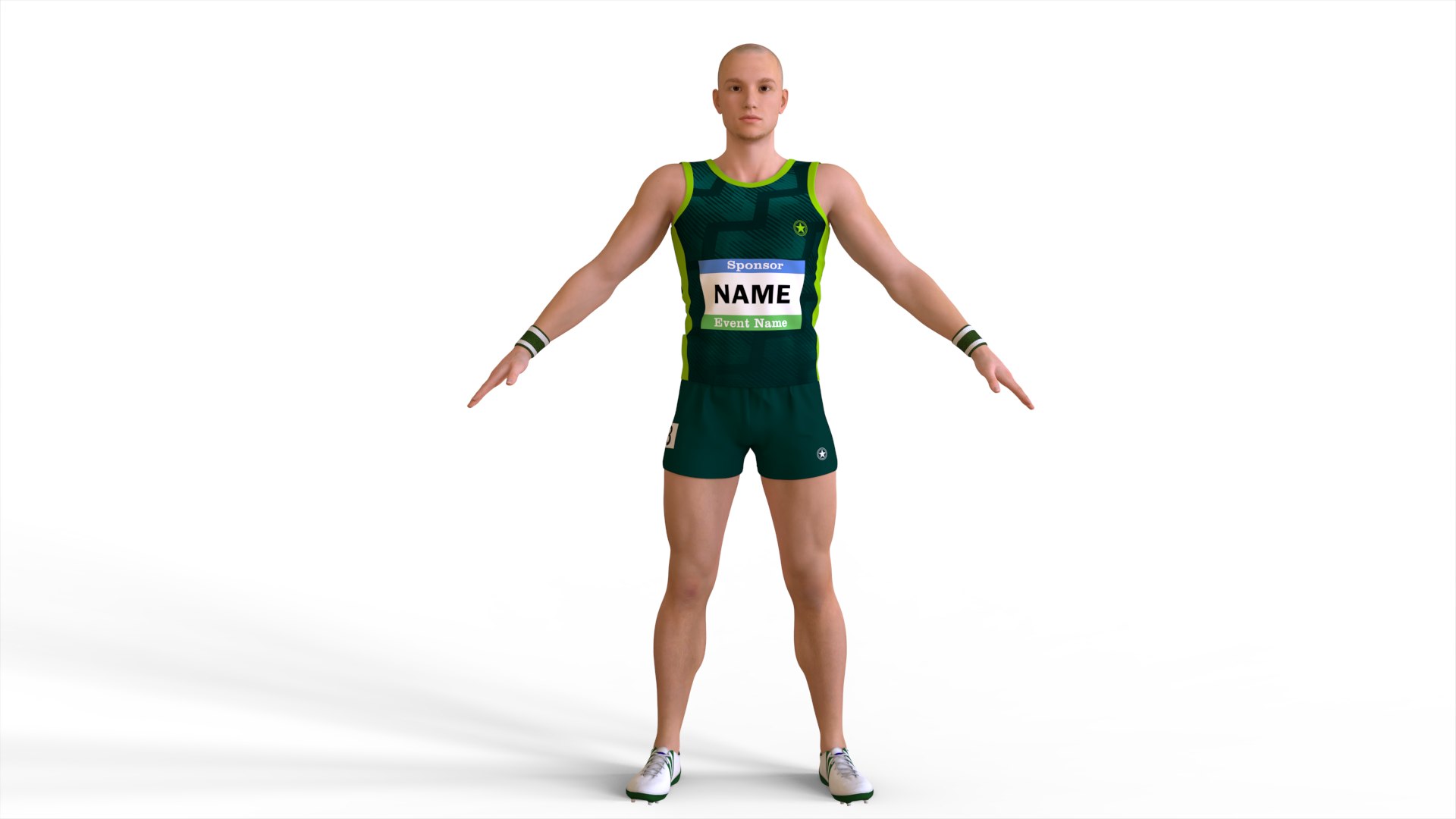 Athlete Action Set-02 Model - TurboSquid 2007863