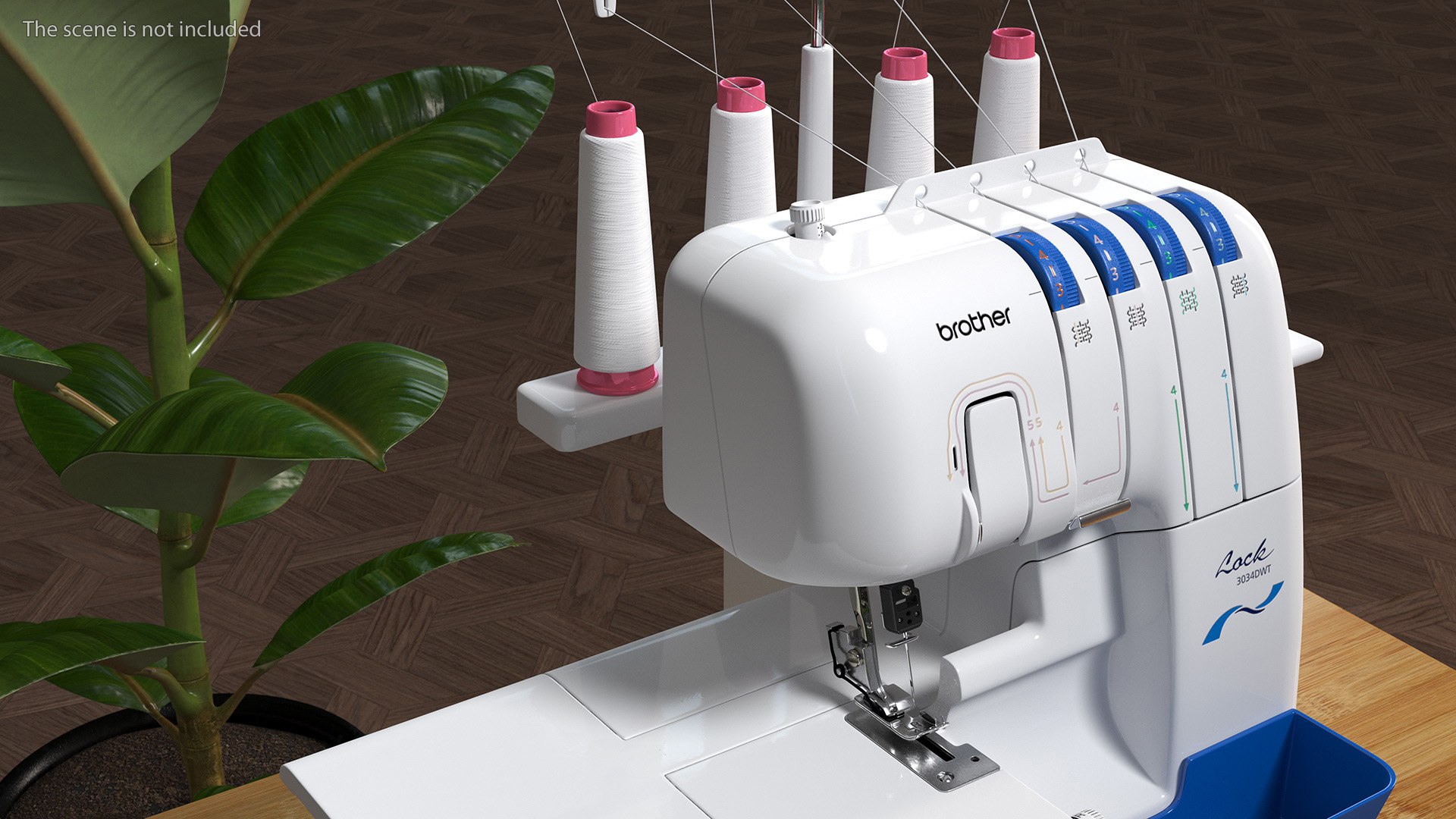 3D Model Overlock Brother 3034DWT - TurboSquid 2093417