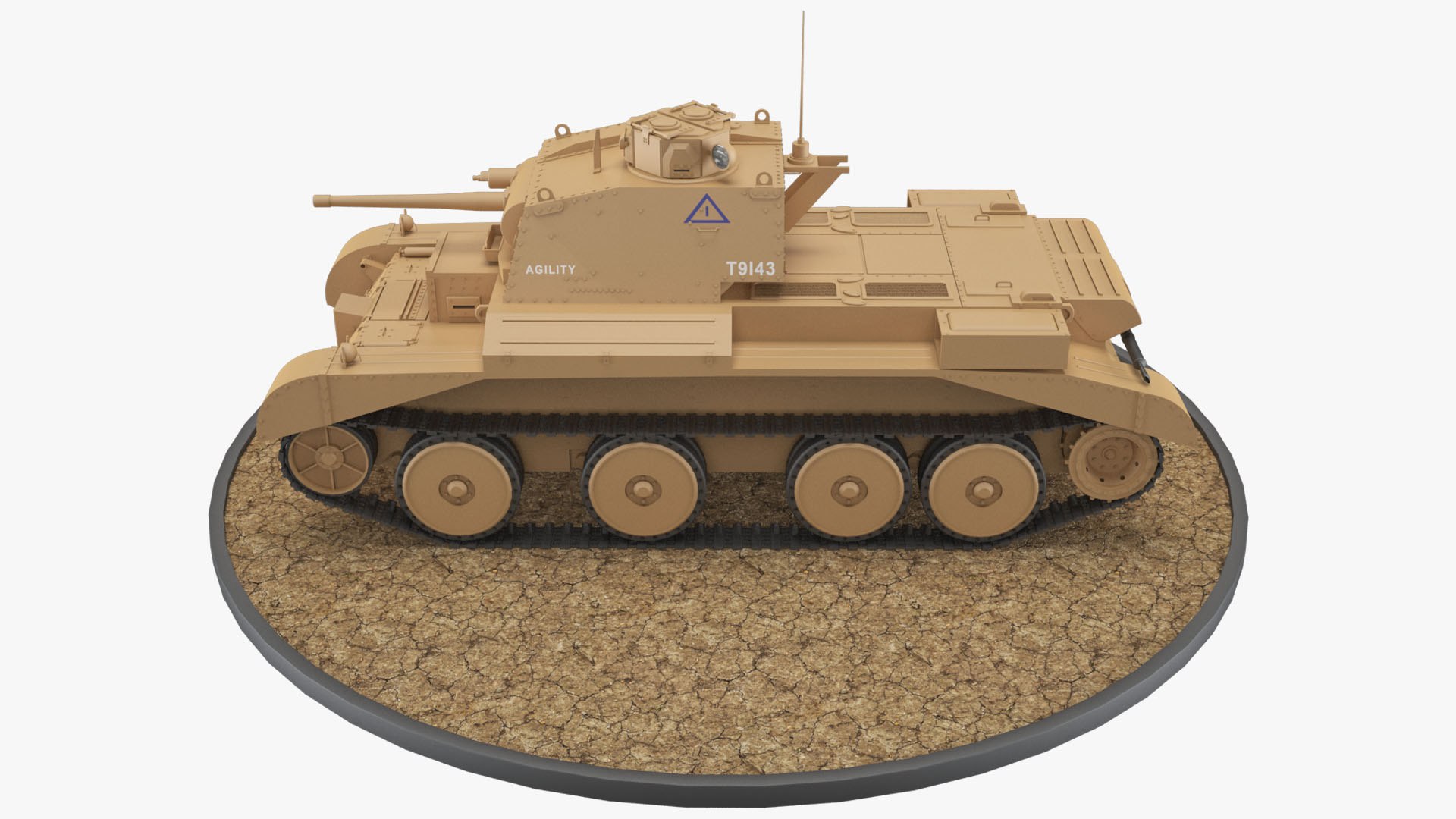 Cruiser Mark Iii A13 3D Model - TurboSquid 1602581