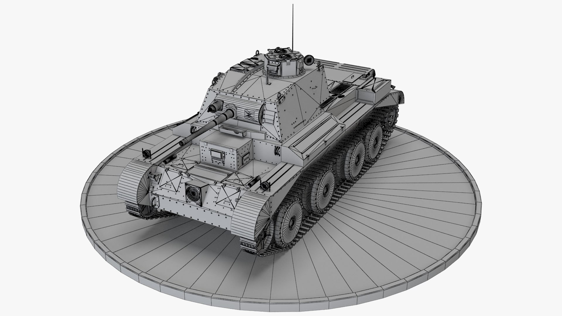 Cruiser Mark Iii A13 3D Model - TurboSquid 1602581