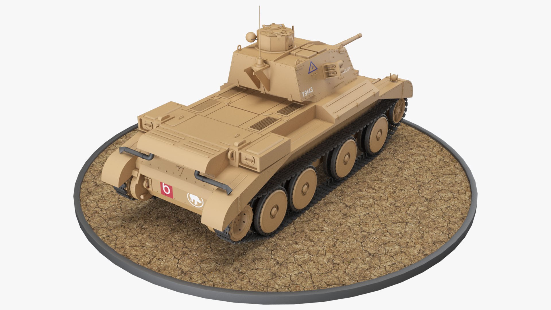 Cruiser Mark Iii A13 3D Model - TurboSquid 1602581