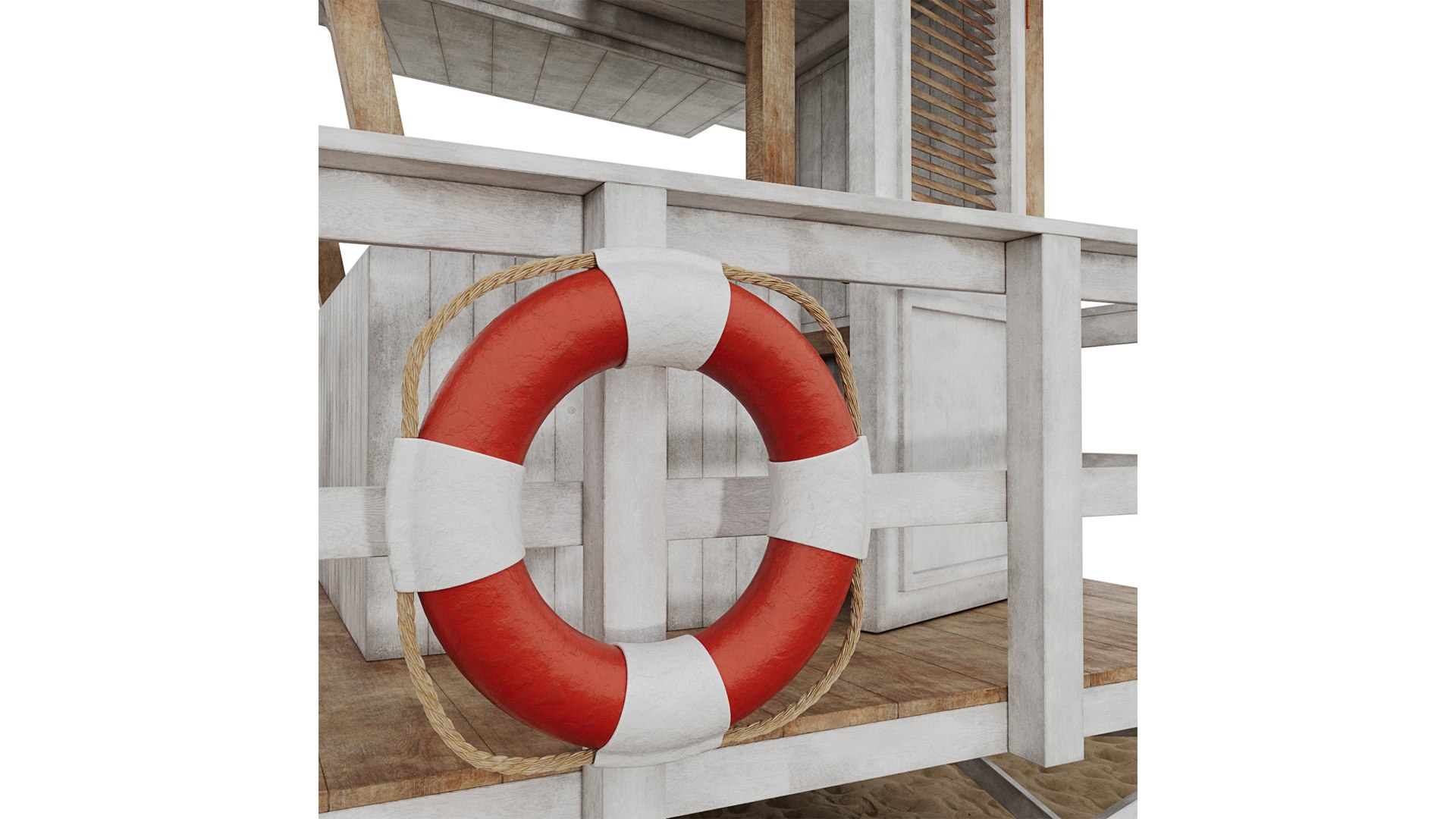 3D Rescue Tower 1 - TurboSquid 2125452