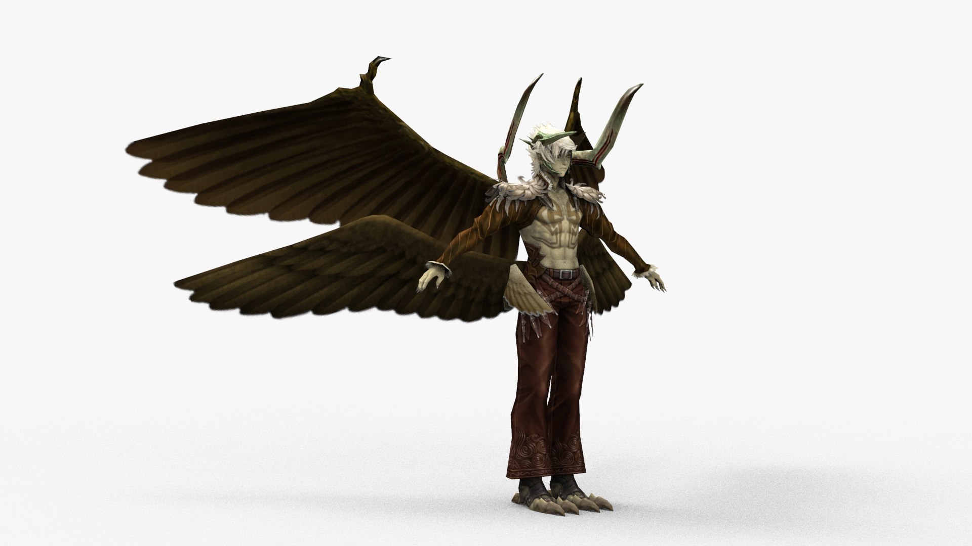 3D Fergus-bird Man - TurboSquid 1715840