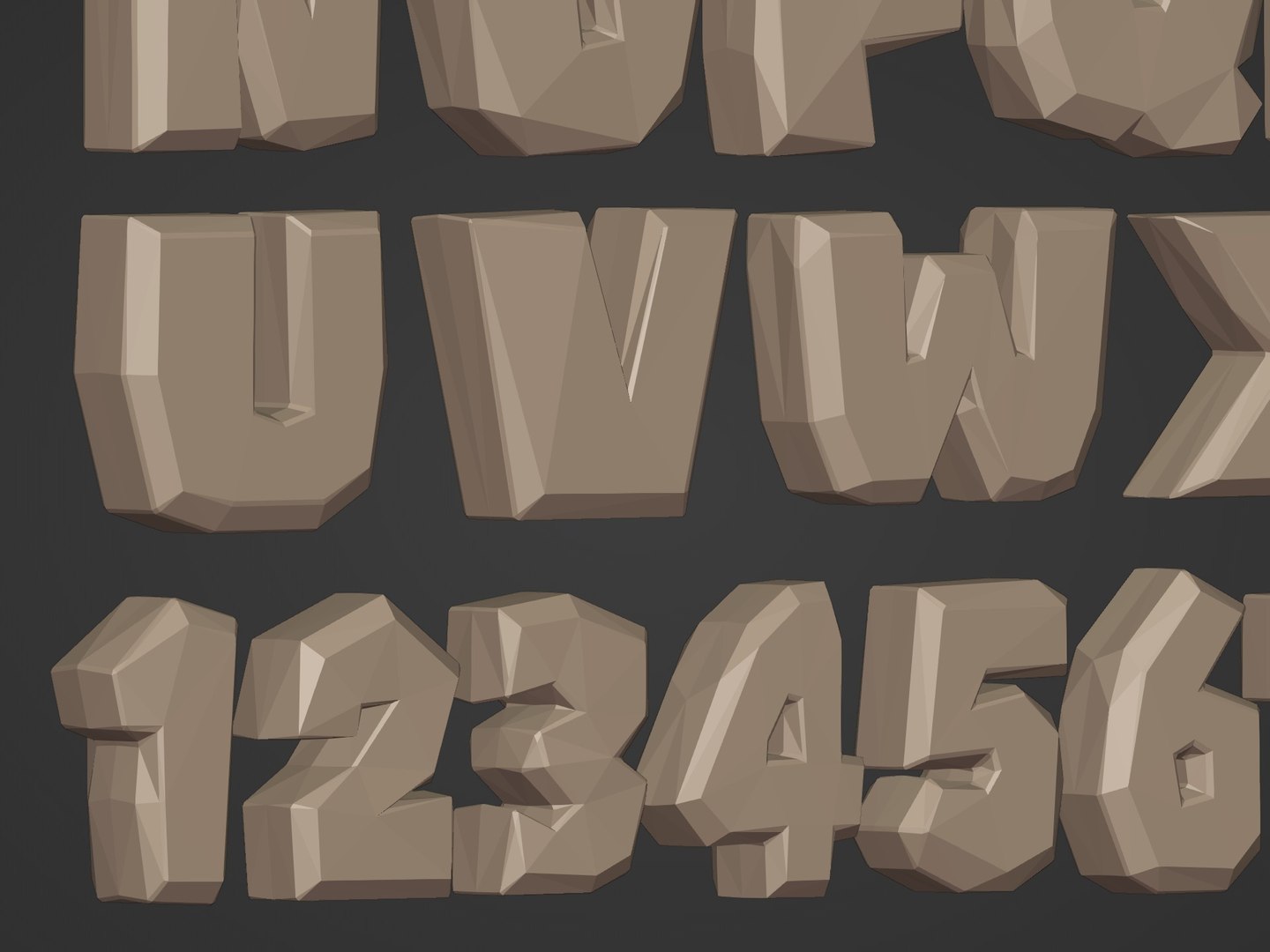 Alphabet Model - TurboSquid 2139919