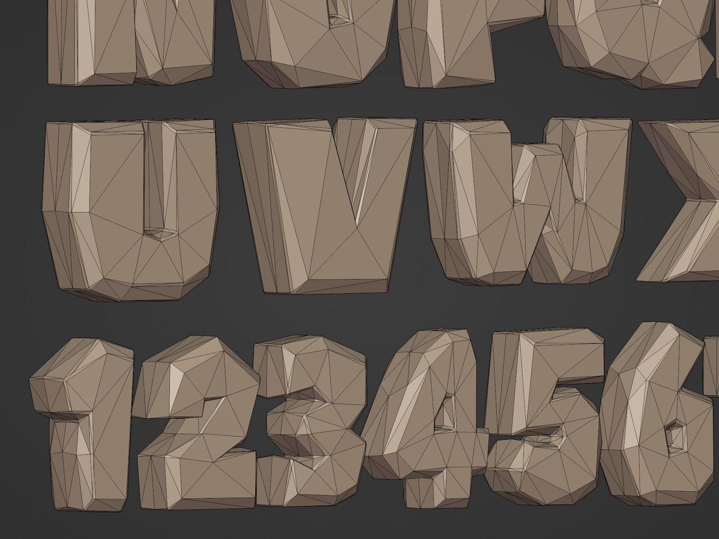 Alphabet Model - TurboSquid 2139919