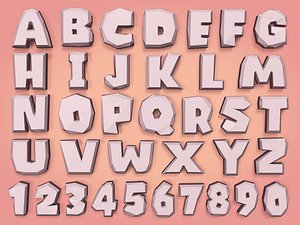 Roman Alphabet 3D Models for Download | TurboSquid
