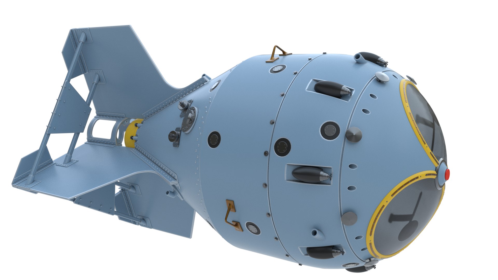 Rds-1 Nuclear Bomb 3D Model - TurboSquid 1197605