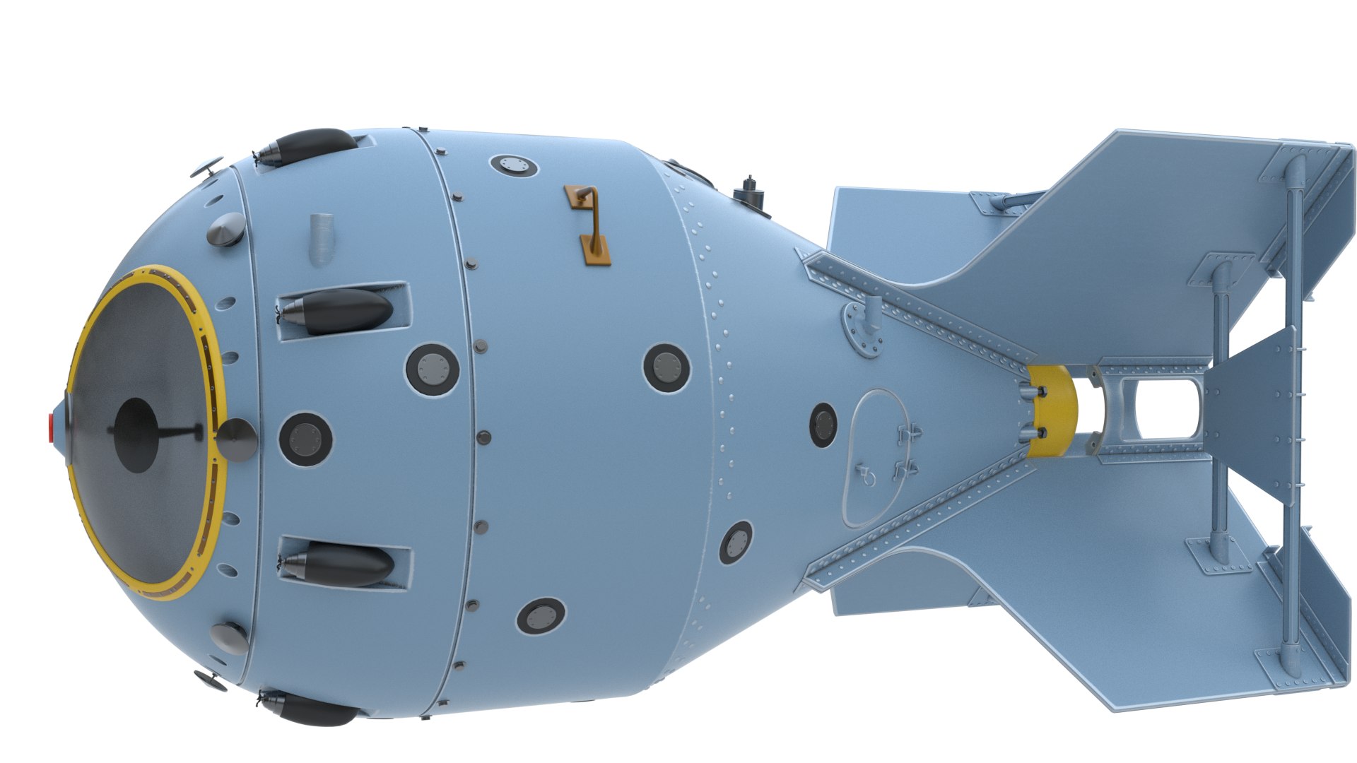 Rds-1 Nuclear Bomb 3D Model - TurboSquid 1197605