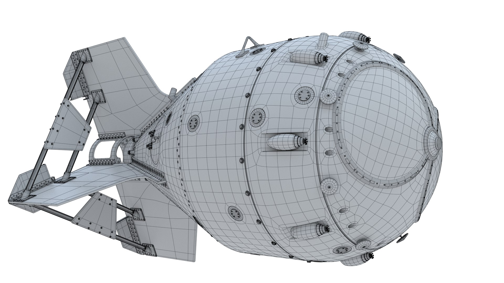 Rds-1 Nuclear Bomb 3D Model - TurboSquid 1197605