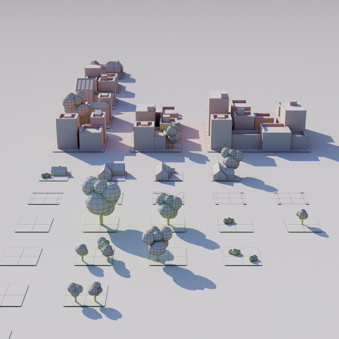 Modular City Builder Set 3D Model - TurboSquid 1768505