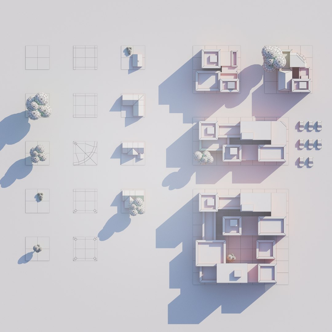 Modular City Builder Set 3D Model - TurboSquid 1768505