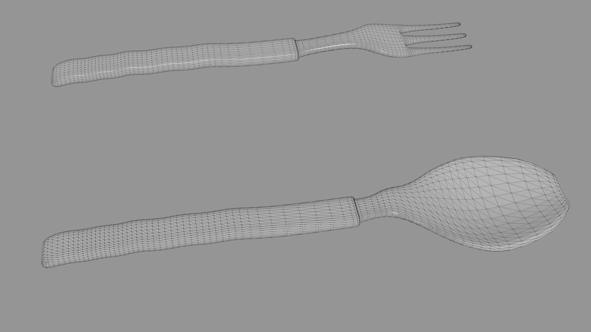 3D Model Assets Pack 3D Printable Plastic Eating Utensils - TurboSquid ...