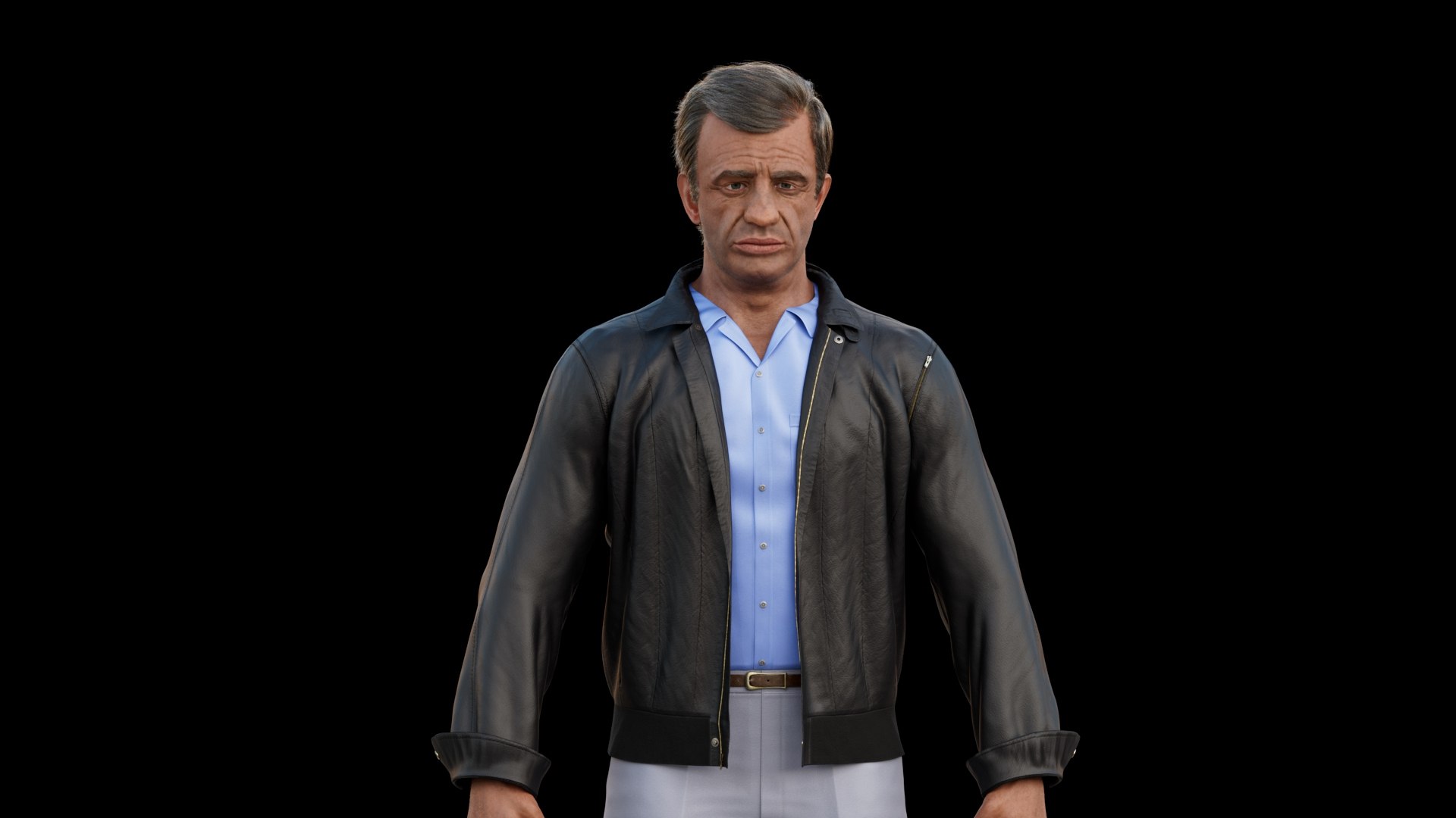 3D Jean-Paul Belmondo - TurboSquid 2116455