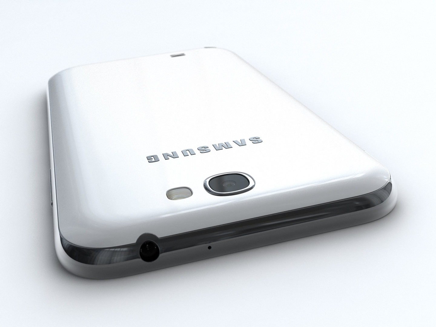 samsung galaxy note ii 3d model