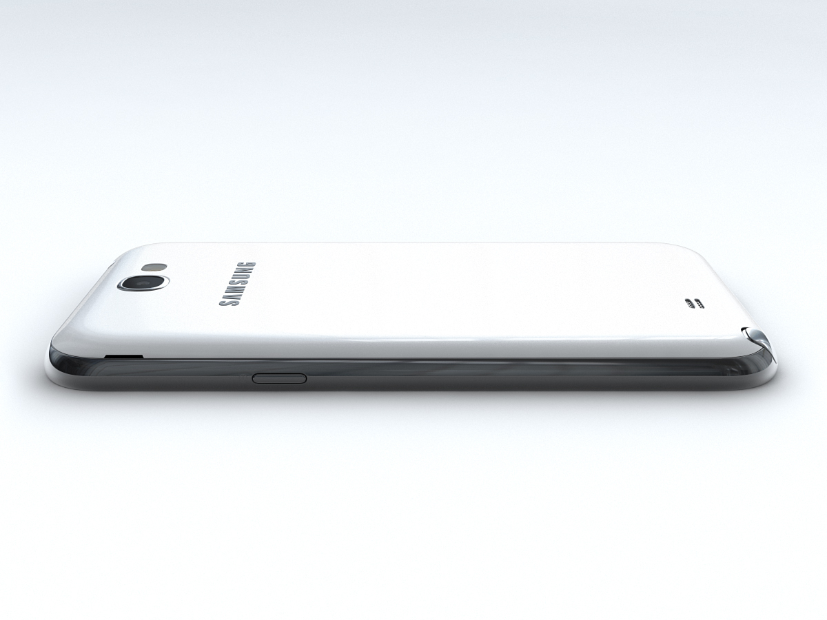 samsung galaxy note ii 3d model