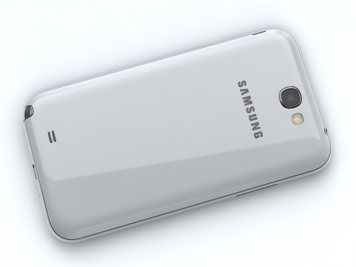 samsung galaxy note ii 3d model