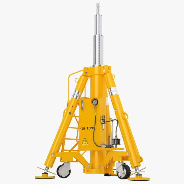 Aircraft tripod jack model - TurboSquid 1252026