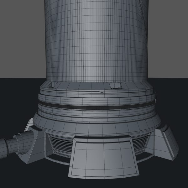3D sci fi liquid container - TurboSquid 1382366