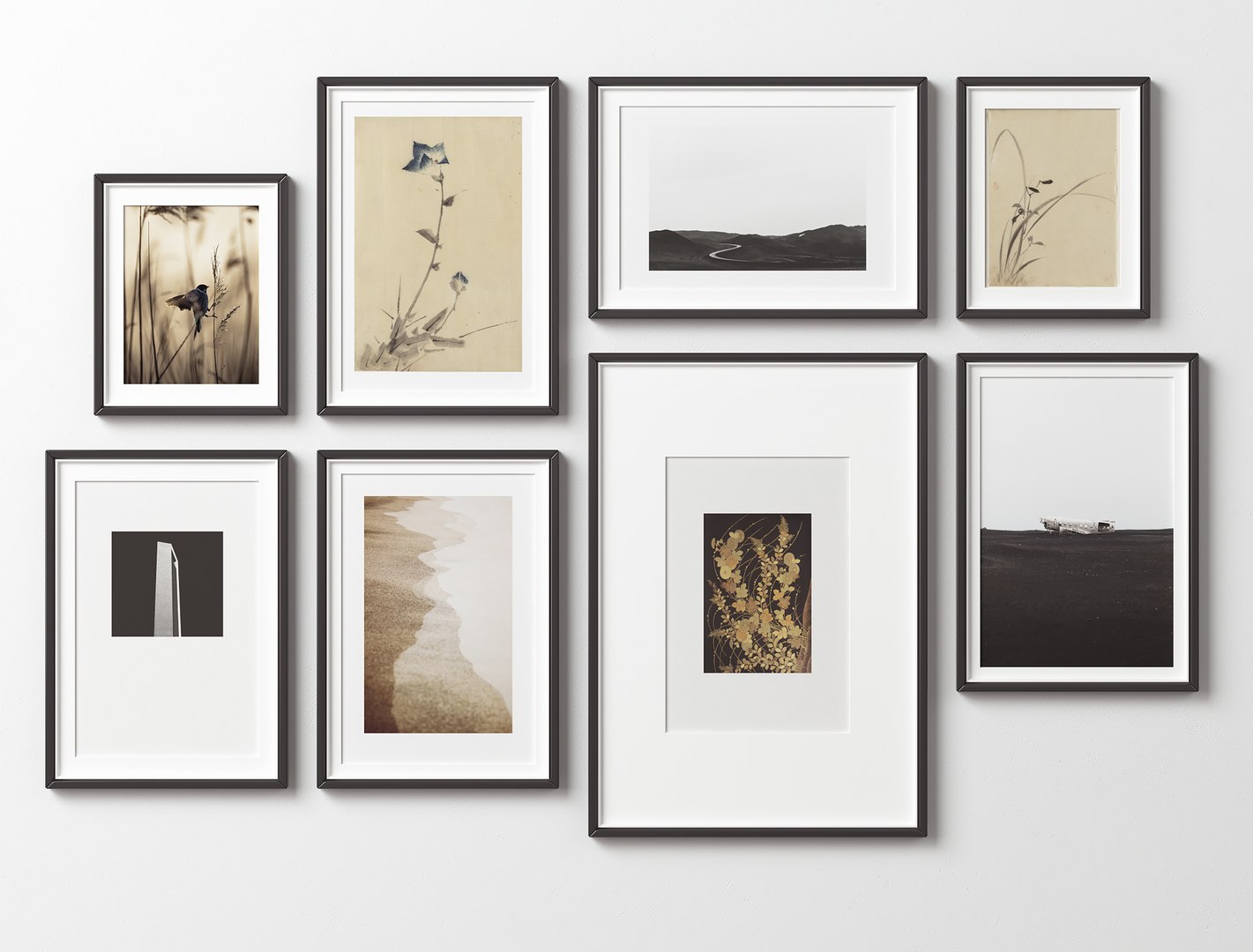 Picture Frames Set-435 3D Model - TurboSquid 2090706