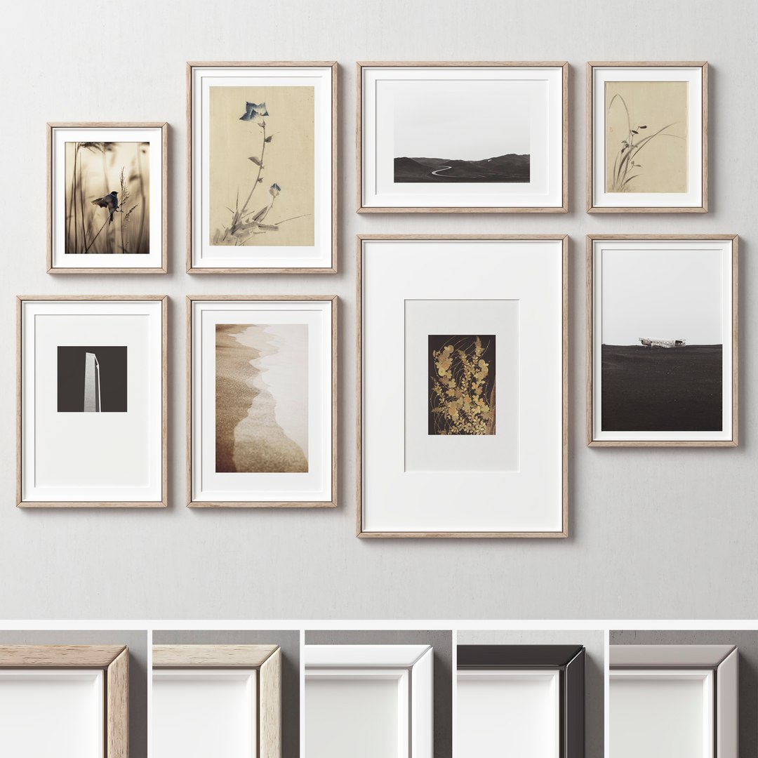 Picture Frames Set-435 3D Model - TurboSquid 2090706