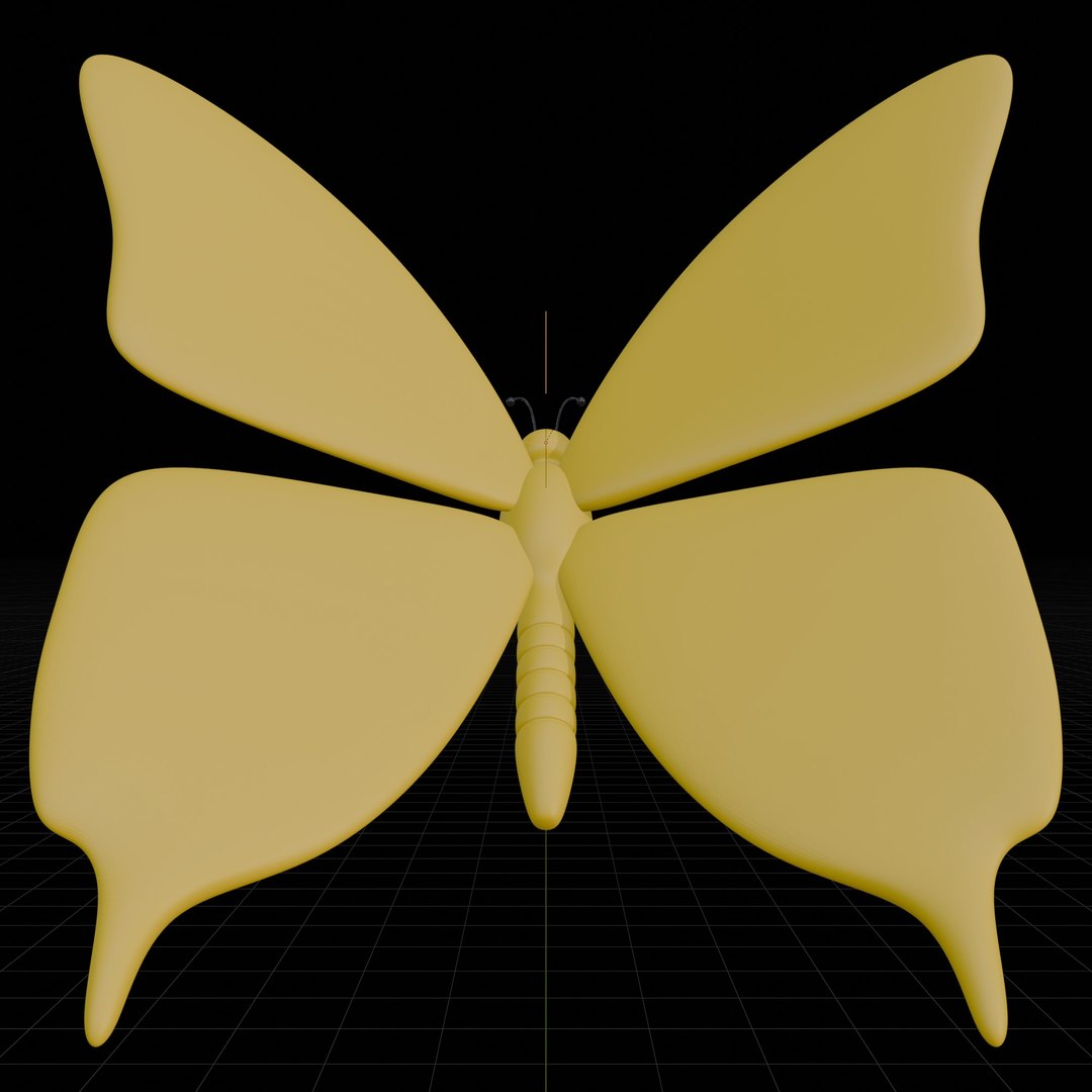 3D Butterfly Model - TurboSquid 2340265