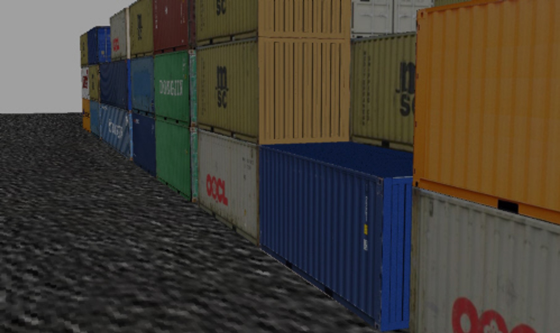 3d Container Stack