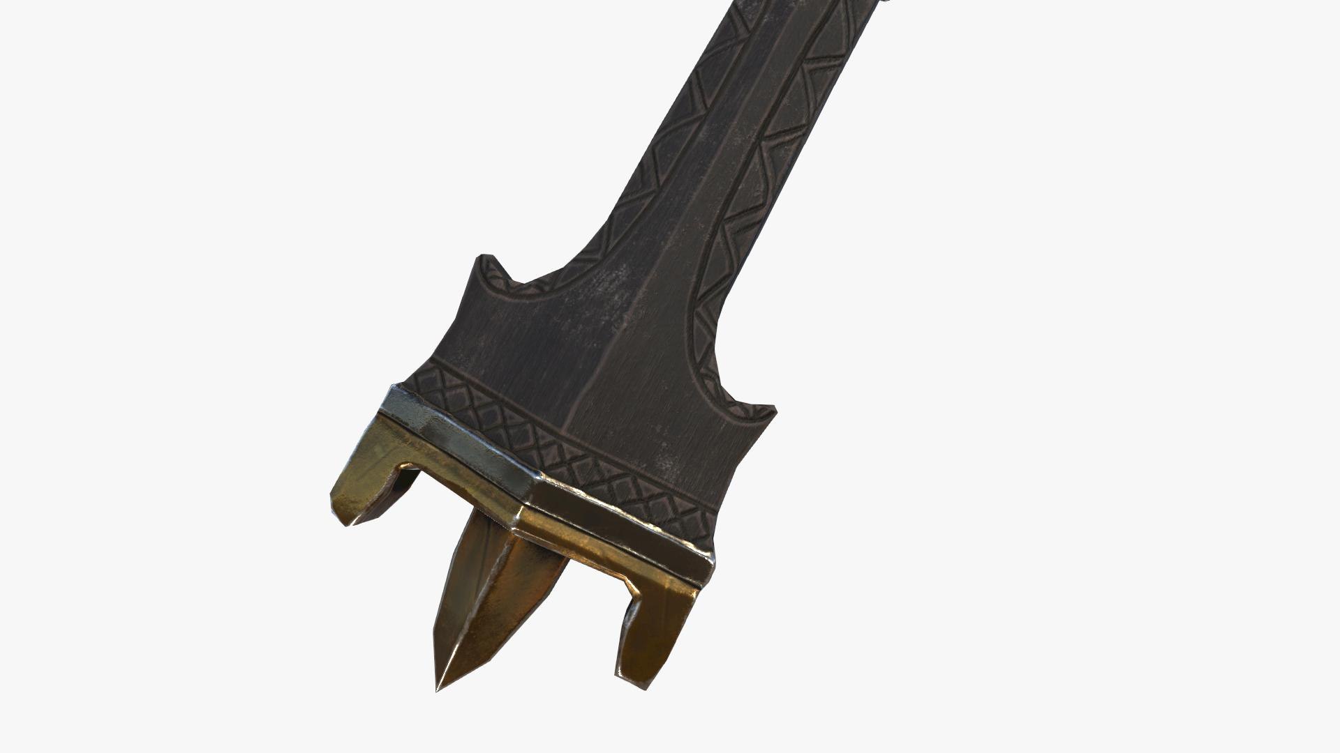 3D Fantasy Sword RPG Somali Belawa Billao Billaawe Gladius Xiphos Knife ...