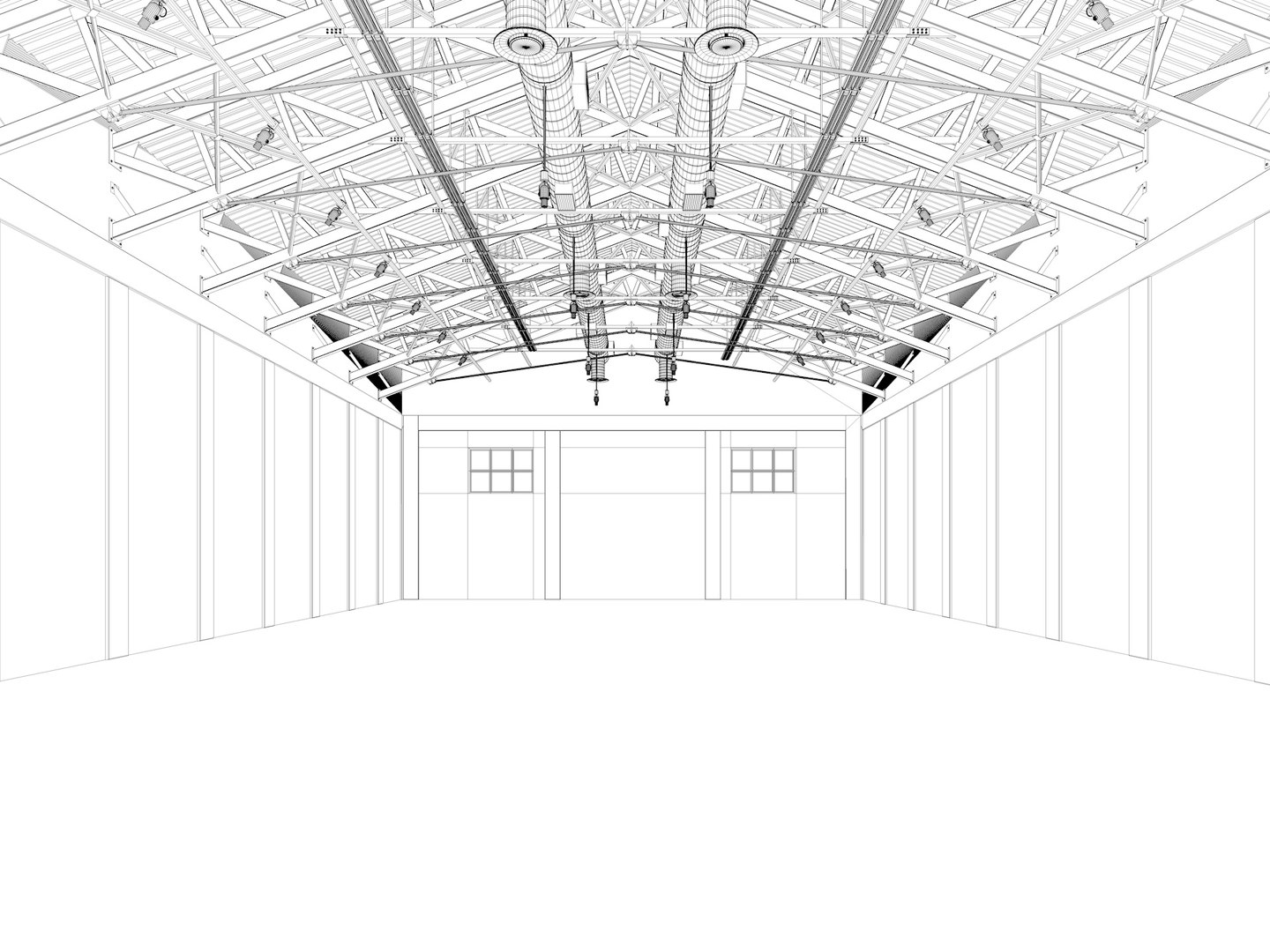 3D Model Exhibition Hall Interior 15 - TurboSquid 2077335