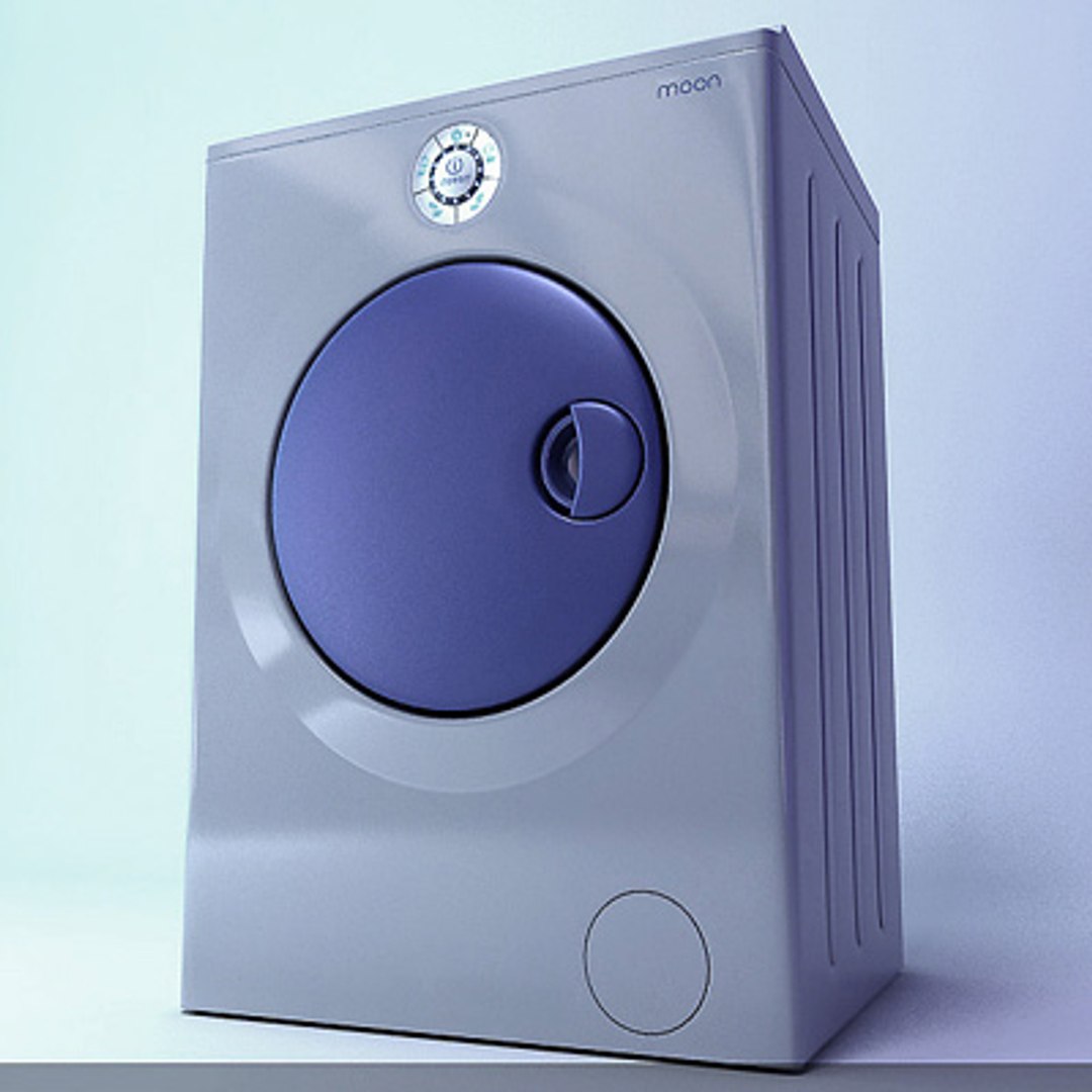 3d Model Washing Machine Indesit