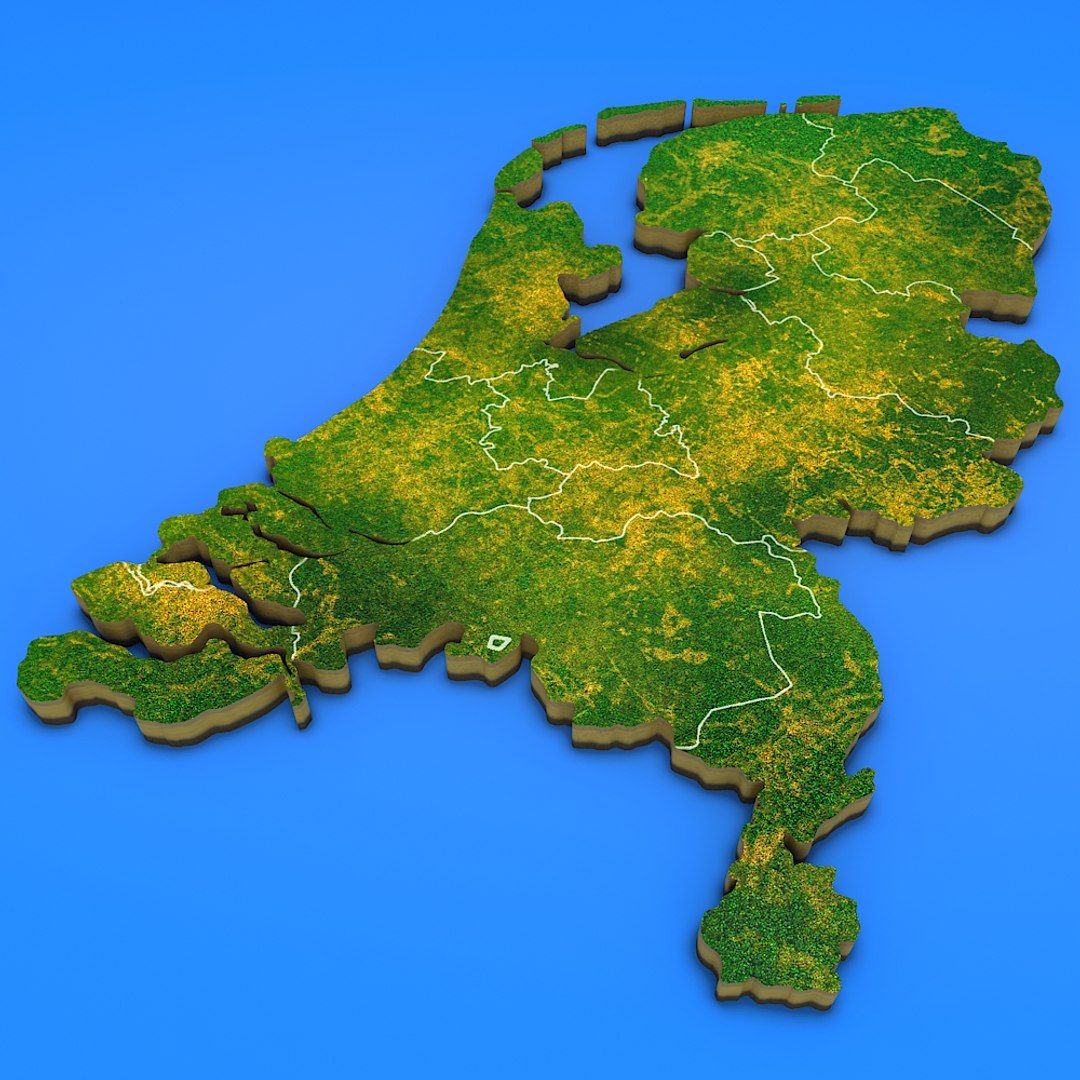 Netherlands Country 3d Model