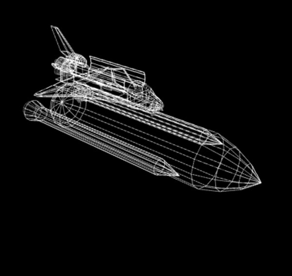 space shuttle 3d model