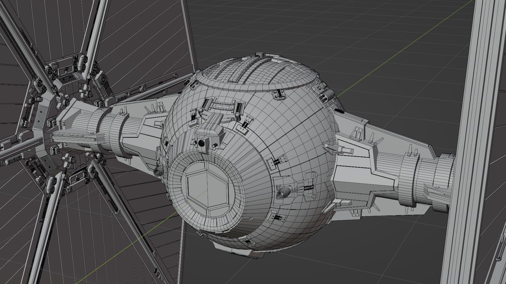 TIE Fighter 3D Model - TurboSquid 2343476