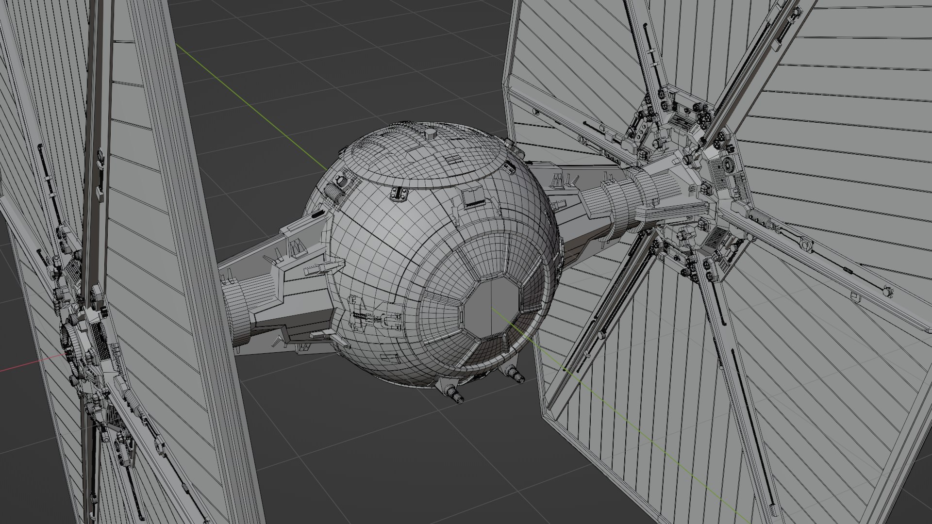 TIE Fighter 3D Model - TurboSquid 2343476