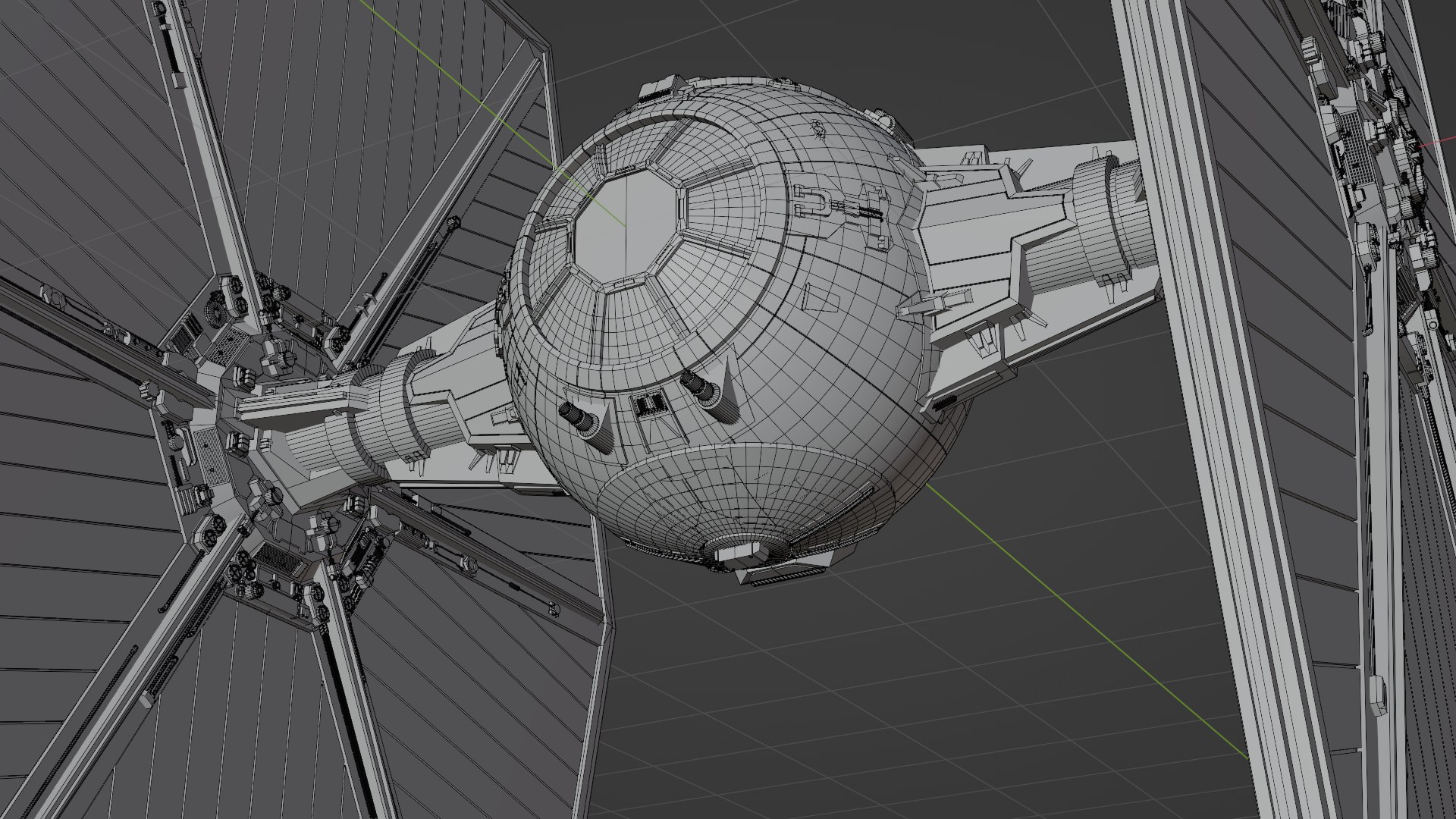 TIE Fighter 3D Model - TurboSquid 2343476