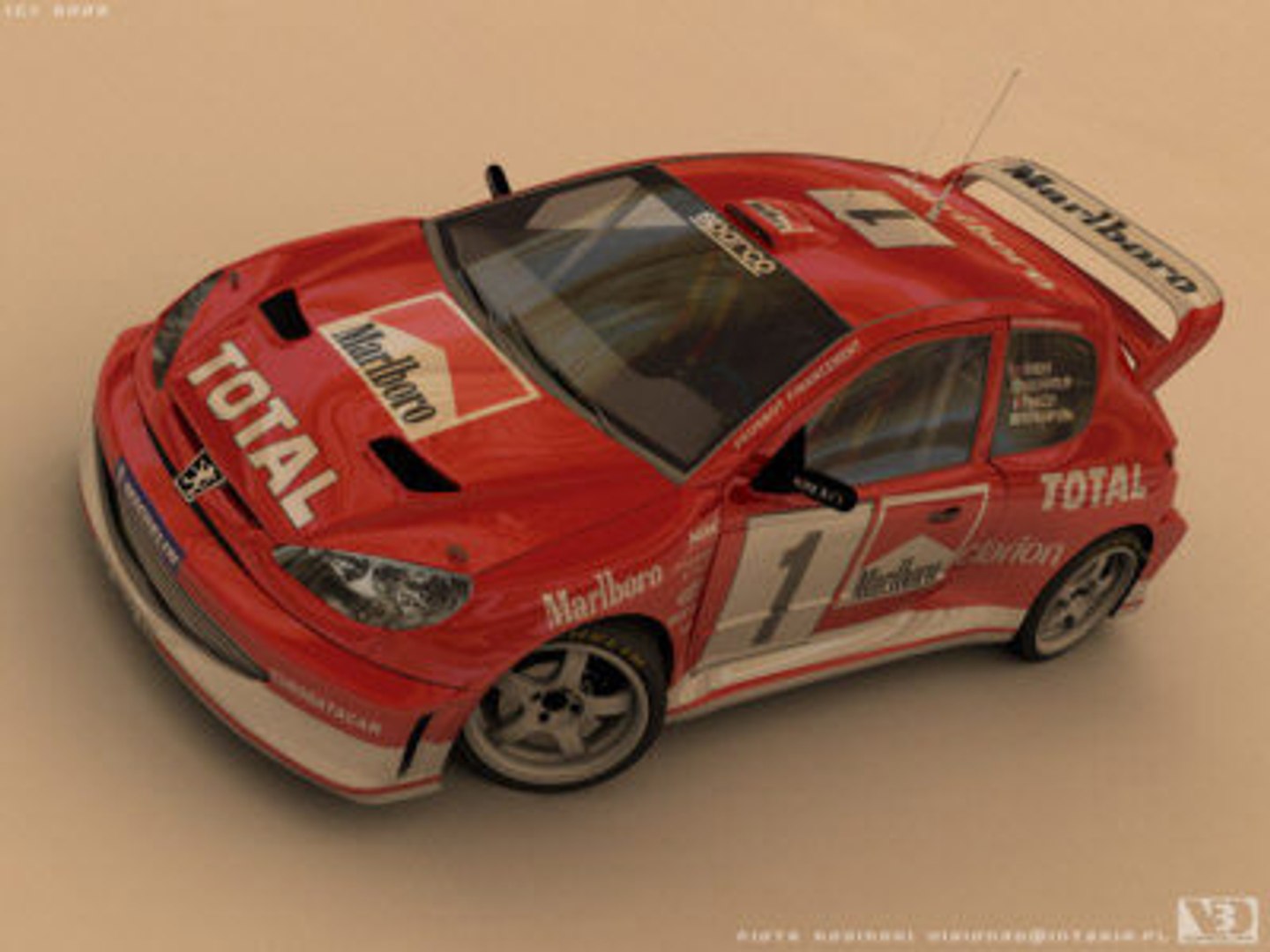 Wrc Cars 3d Model