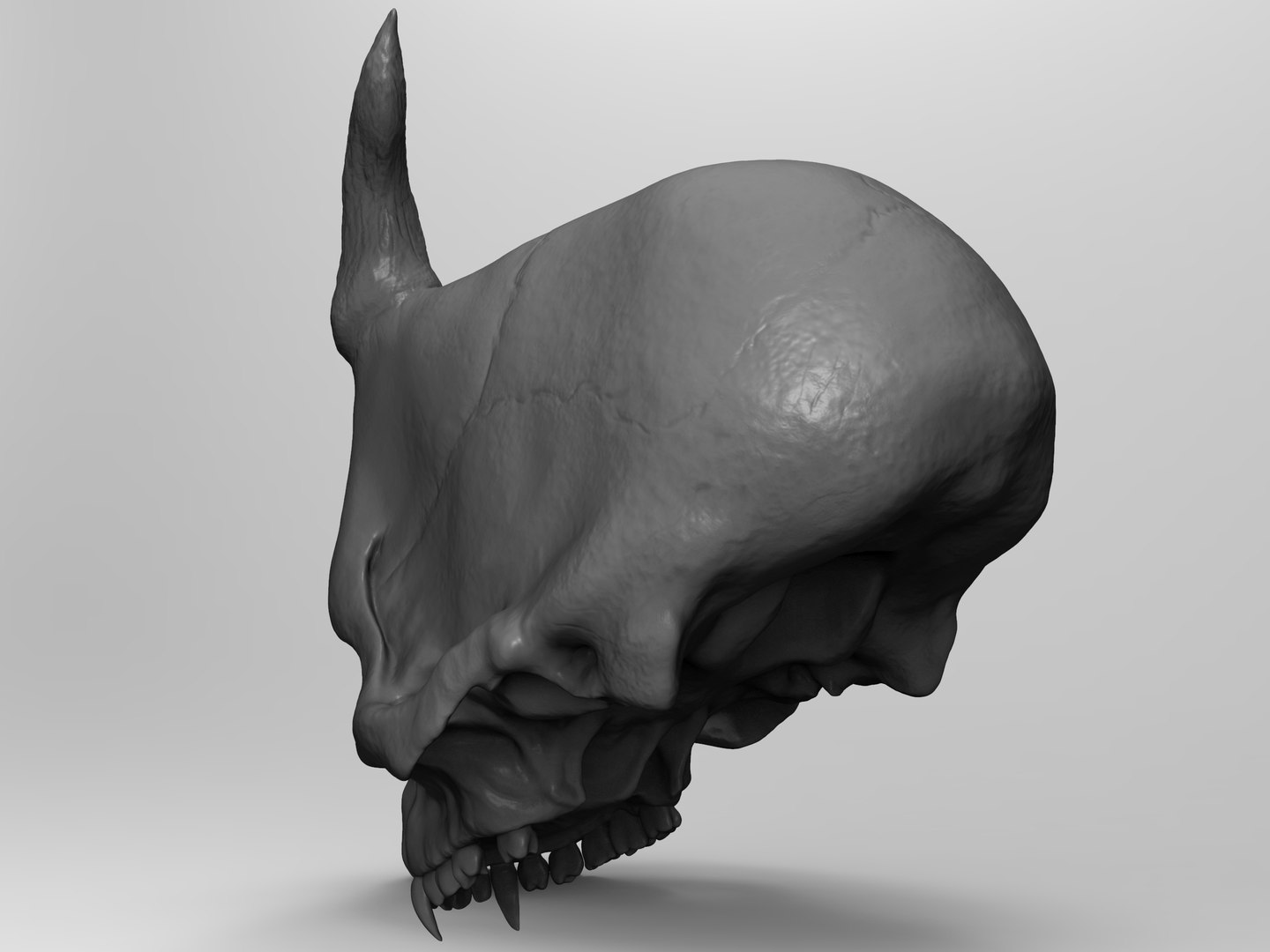 3D Model Demon Skull - TurboSquid 1405764