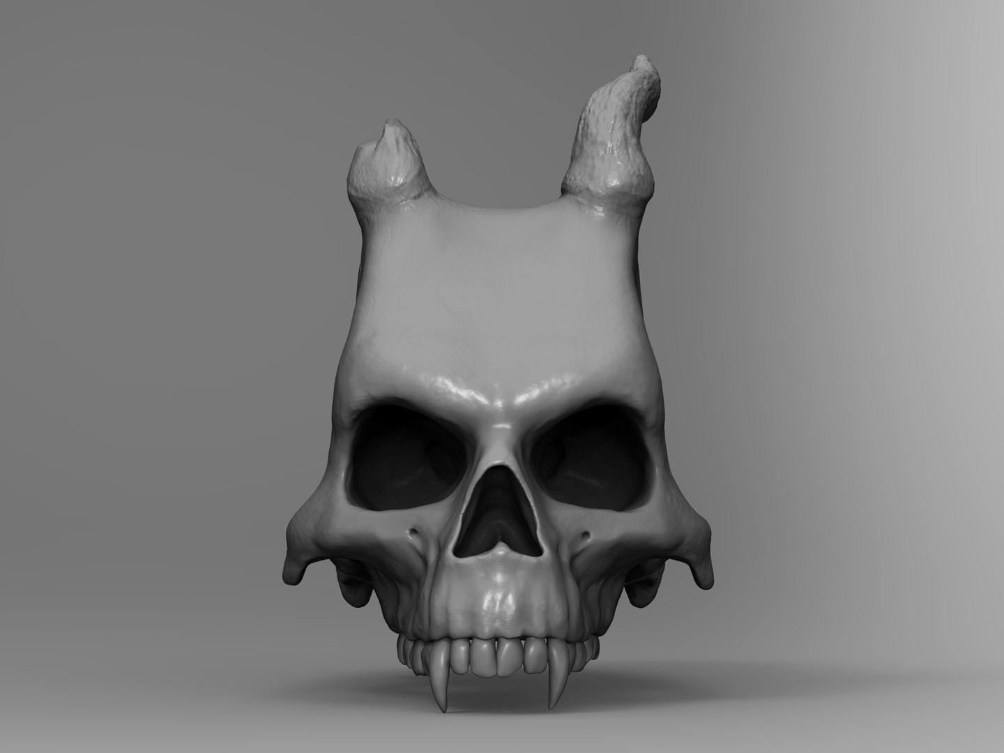 3D Model Demon Skull - TurboSquid 1405764