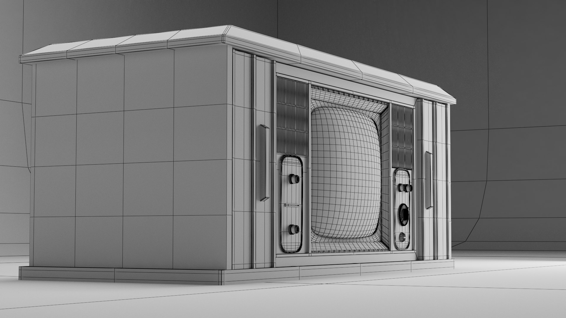 Old ShutterTelevion 3D Model - TurboSquid 1861092