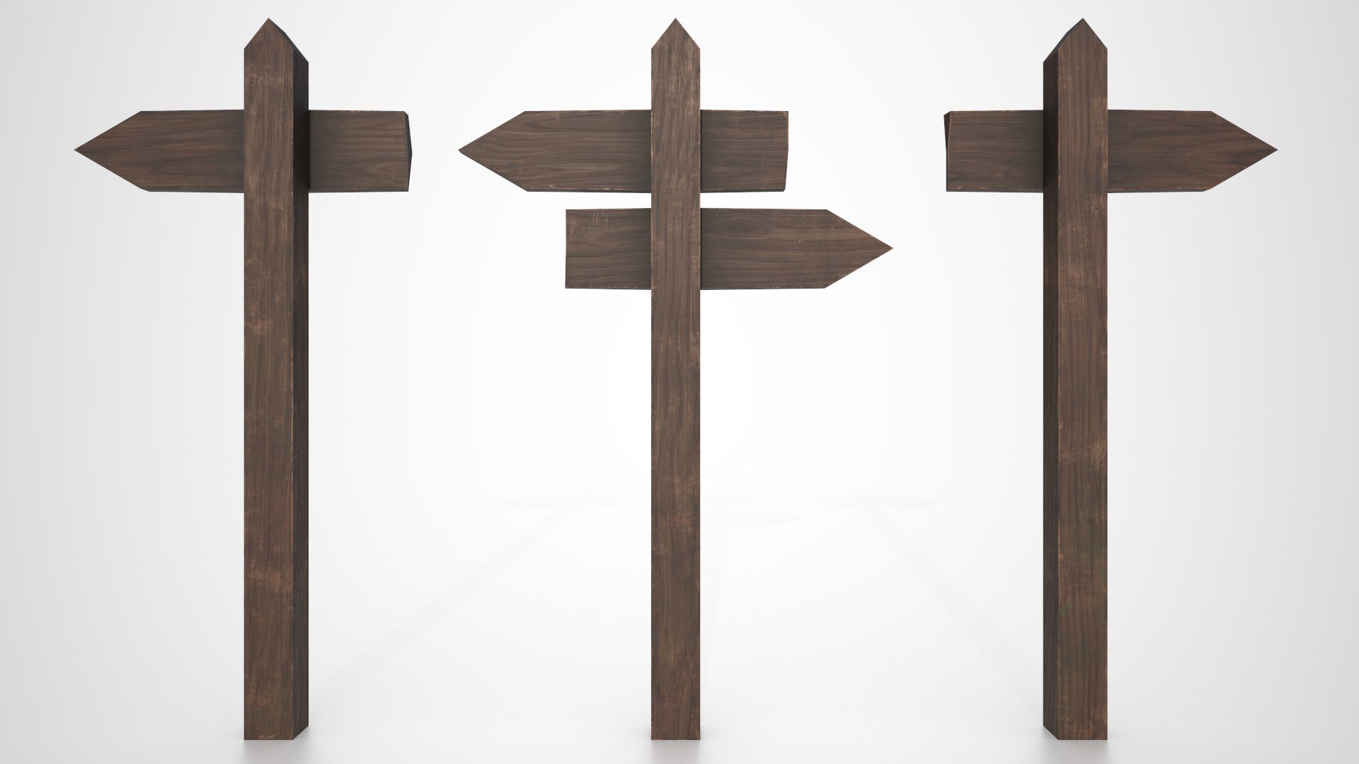 Medieval Small Signpost 3D - TurboSquid 1777552